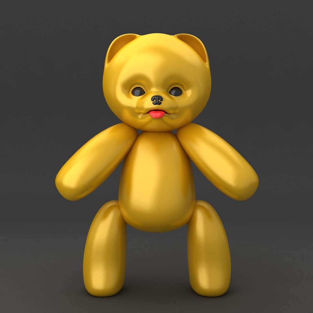 3d max teddy bear soft toy