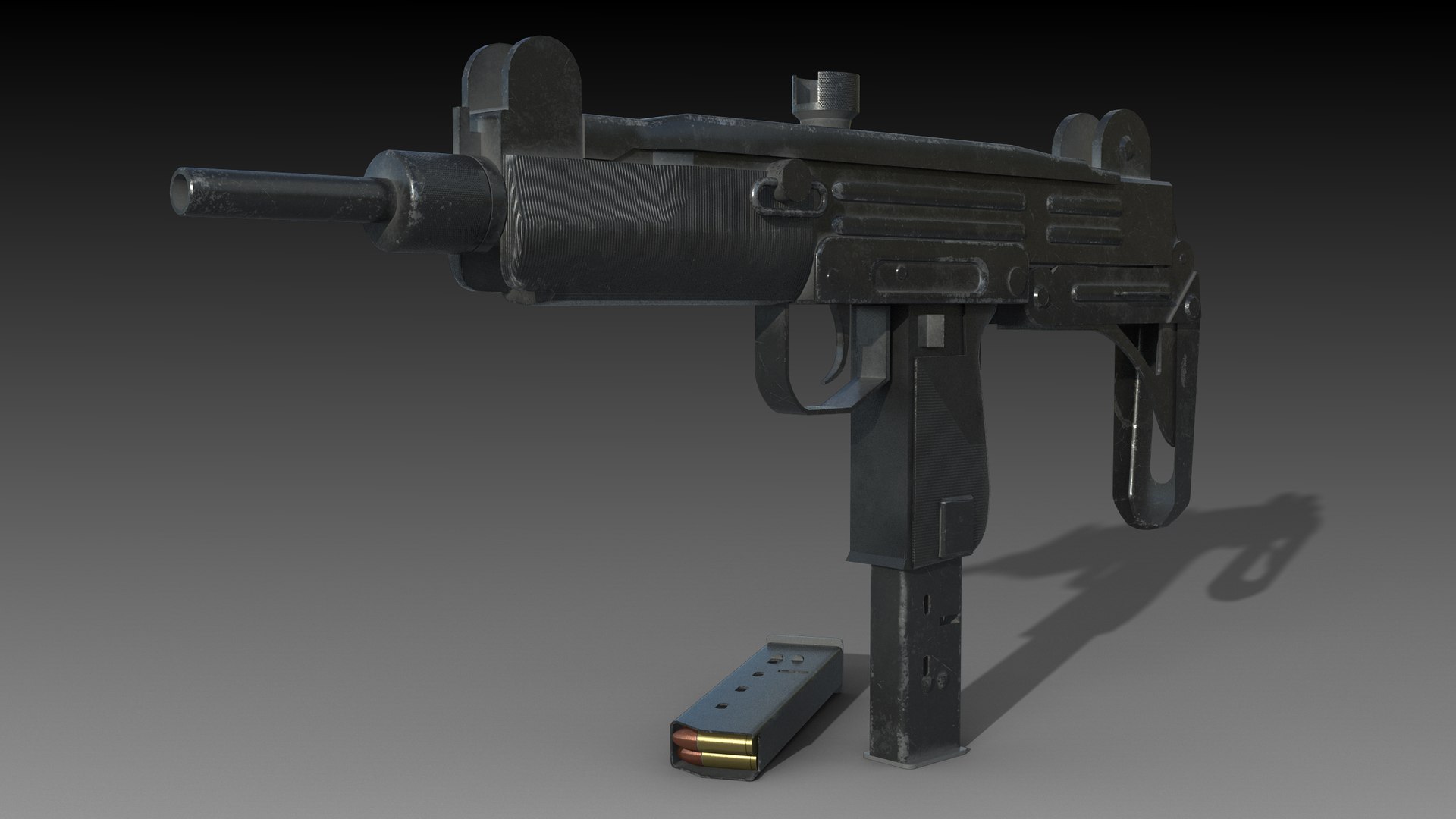 Uzi PBR 3D - TurboSquid 1860261