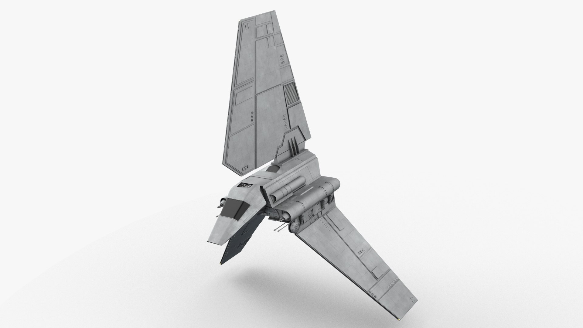 3D Shuttle Imperial Model - TurboSquid 1681267
