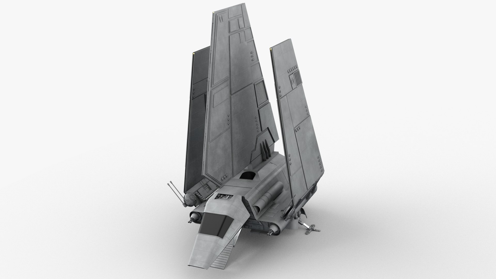 3D Shuttle Imperial Model - TurboSquid 1681267