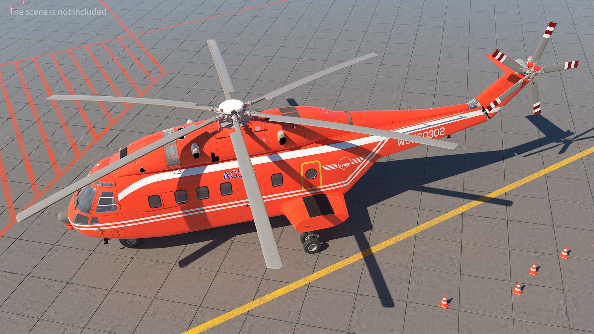 3D Avicopter Ac313 Attack Helicopter - TurboSquid 1495155
