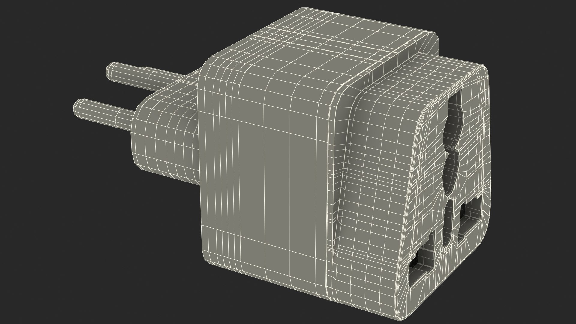 3D Type J Universal Plug Adapter Black - TurboSquid 1839187