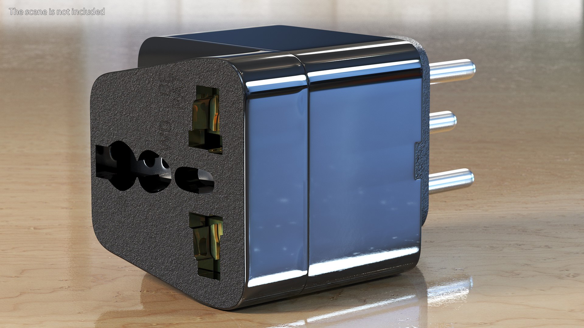 3D Type J Universal Plug Adapter Black - TurboSquid 1839187