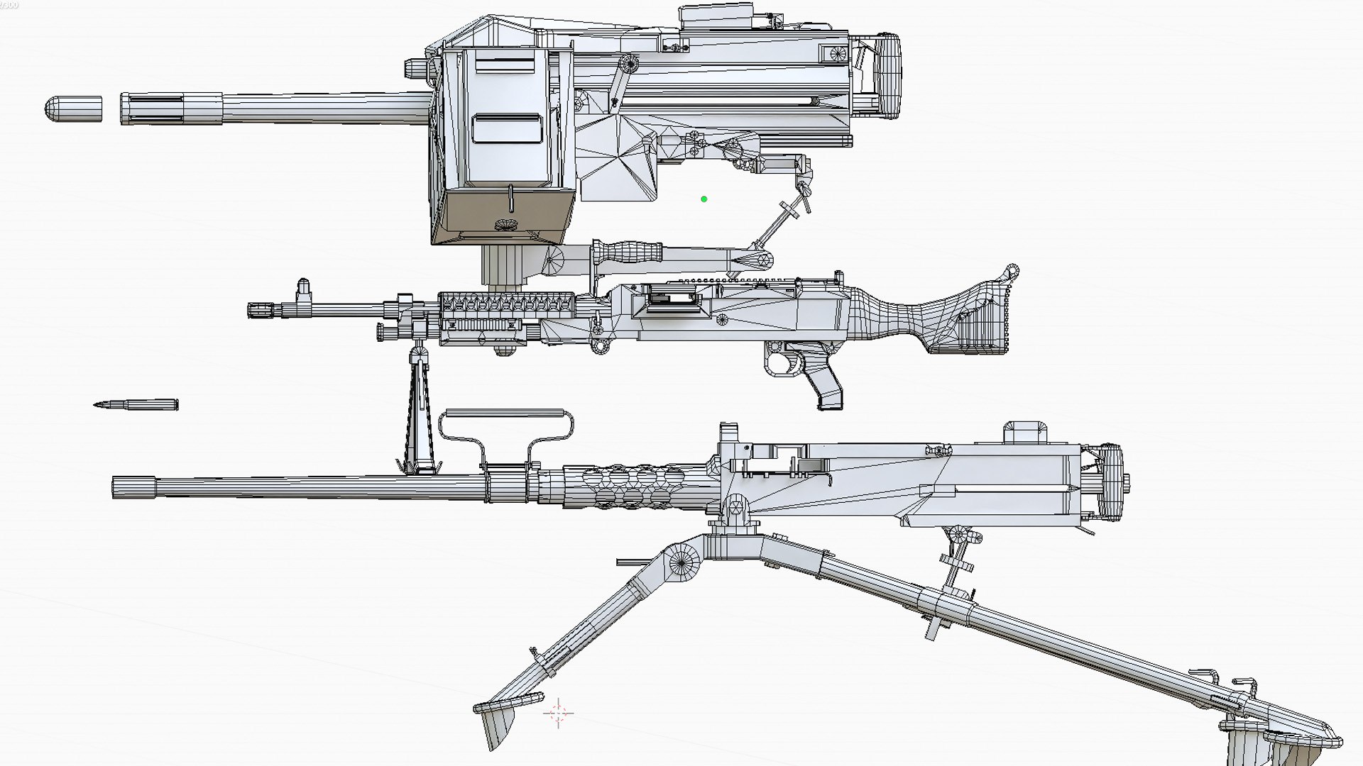 M240 M2 Mk19 3D Model - TurboSquid 1663343