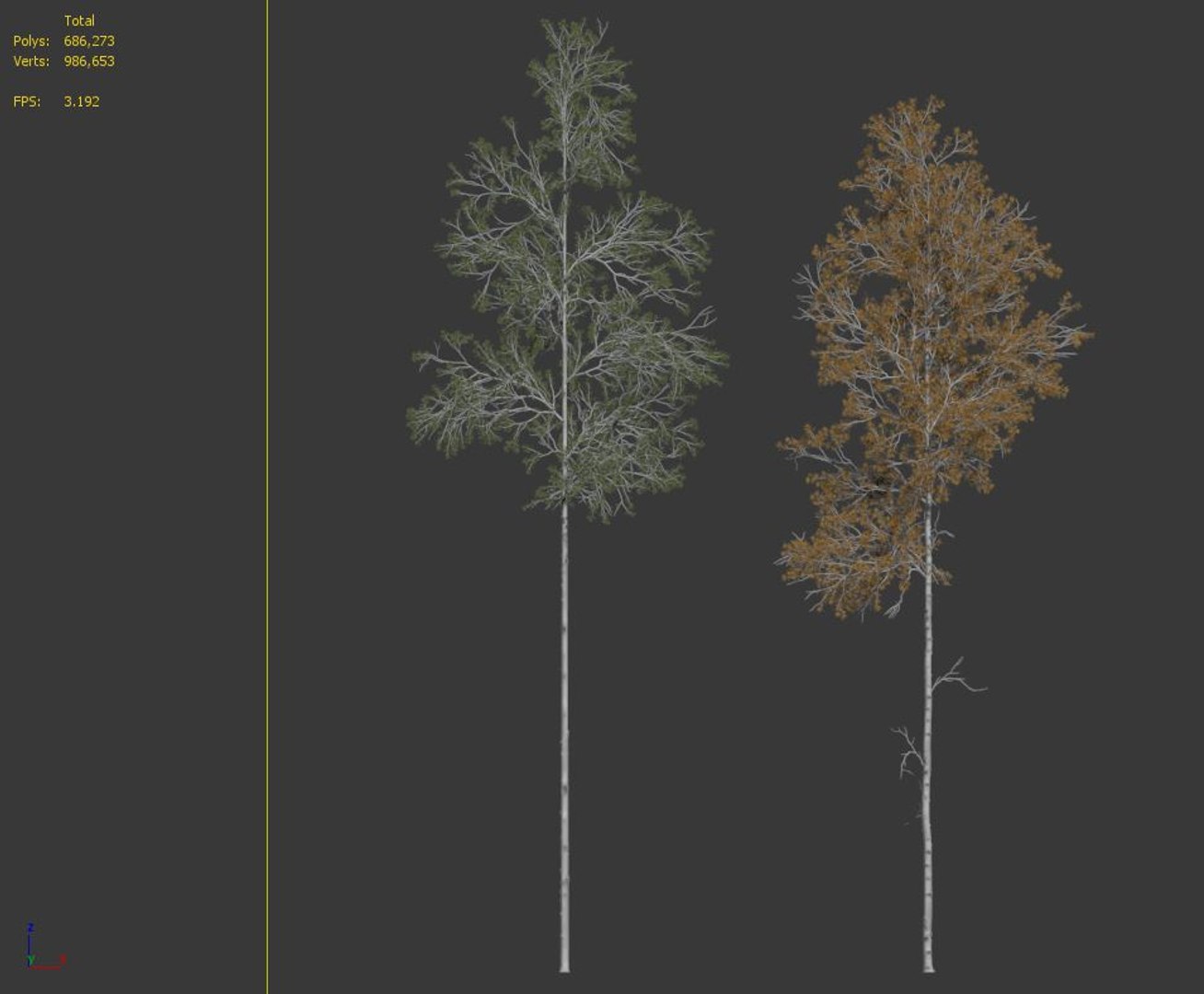 Aspen Trees02 3D Model - TurboSquid 1929140