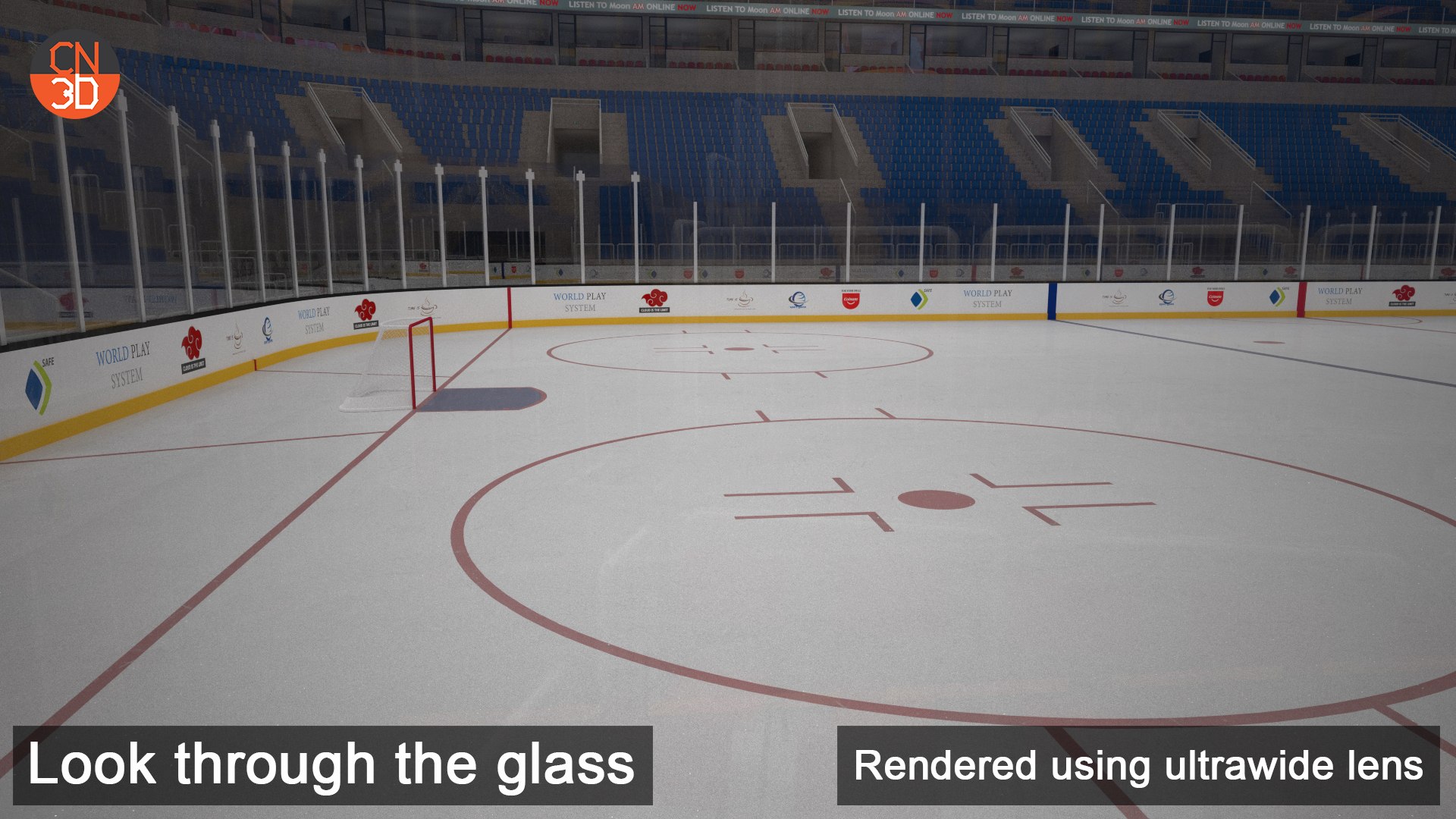Two Hockey NHL And IIHF Arenas - Low Poly - VR - AR Model - TurboSquid ...