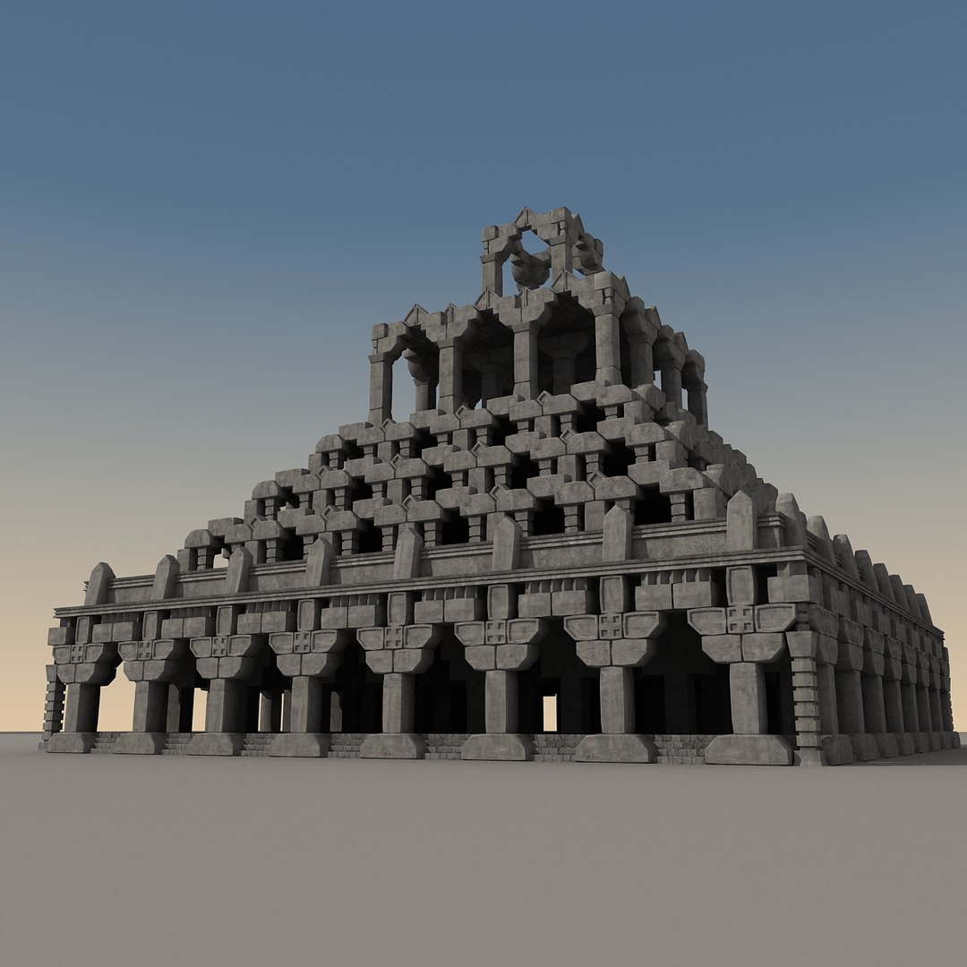 Ancient Fantasy Building 3d Model