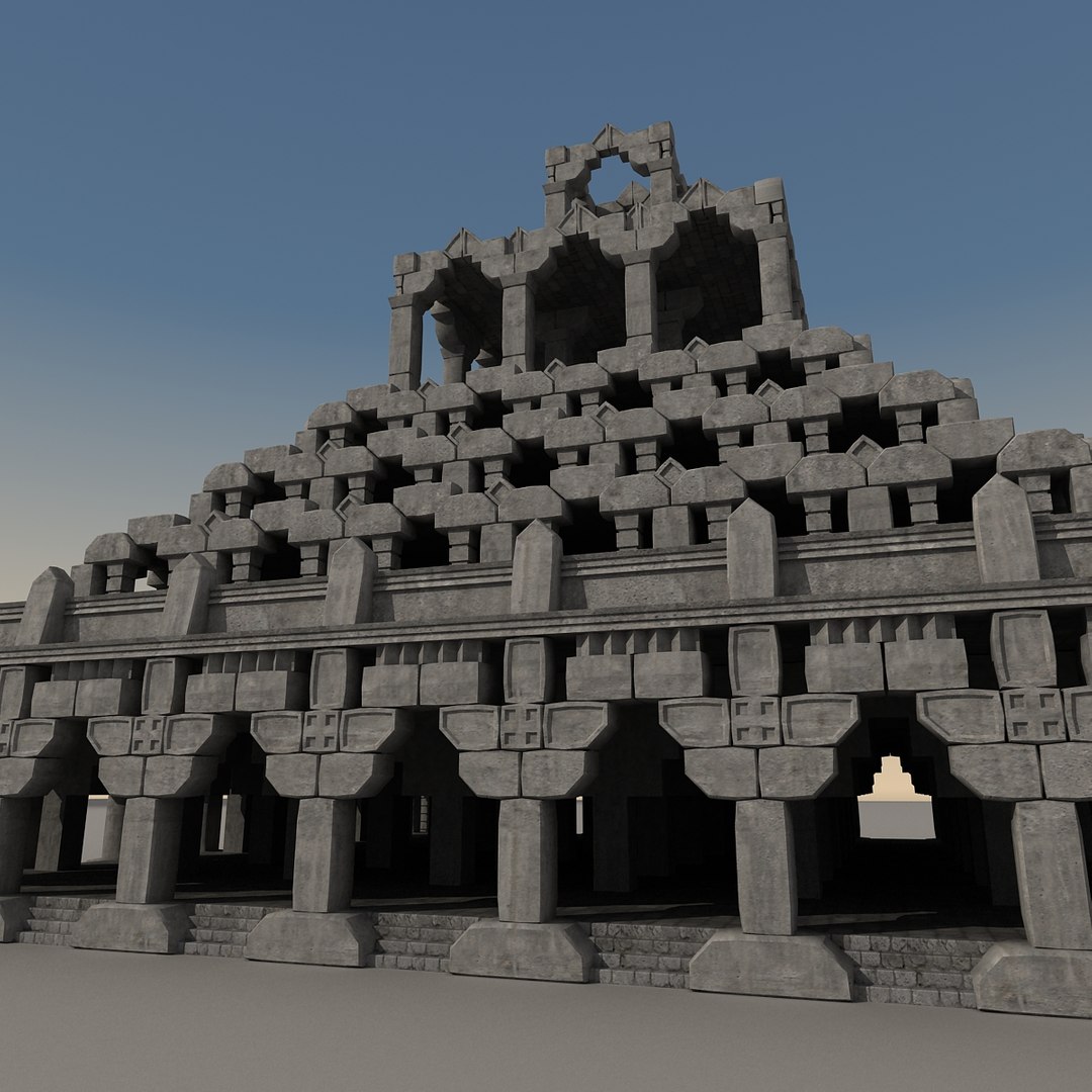 Ancient Fantasy Building 3d Model