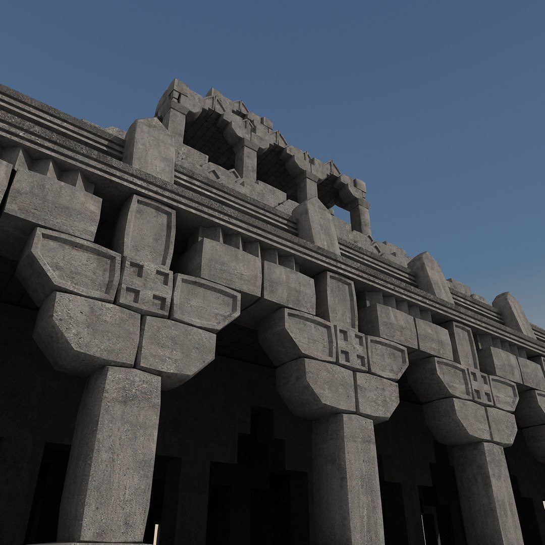 Ancient Fantasy Building 3d Model