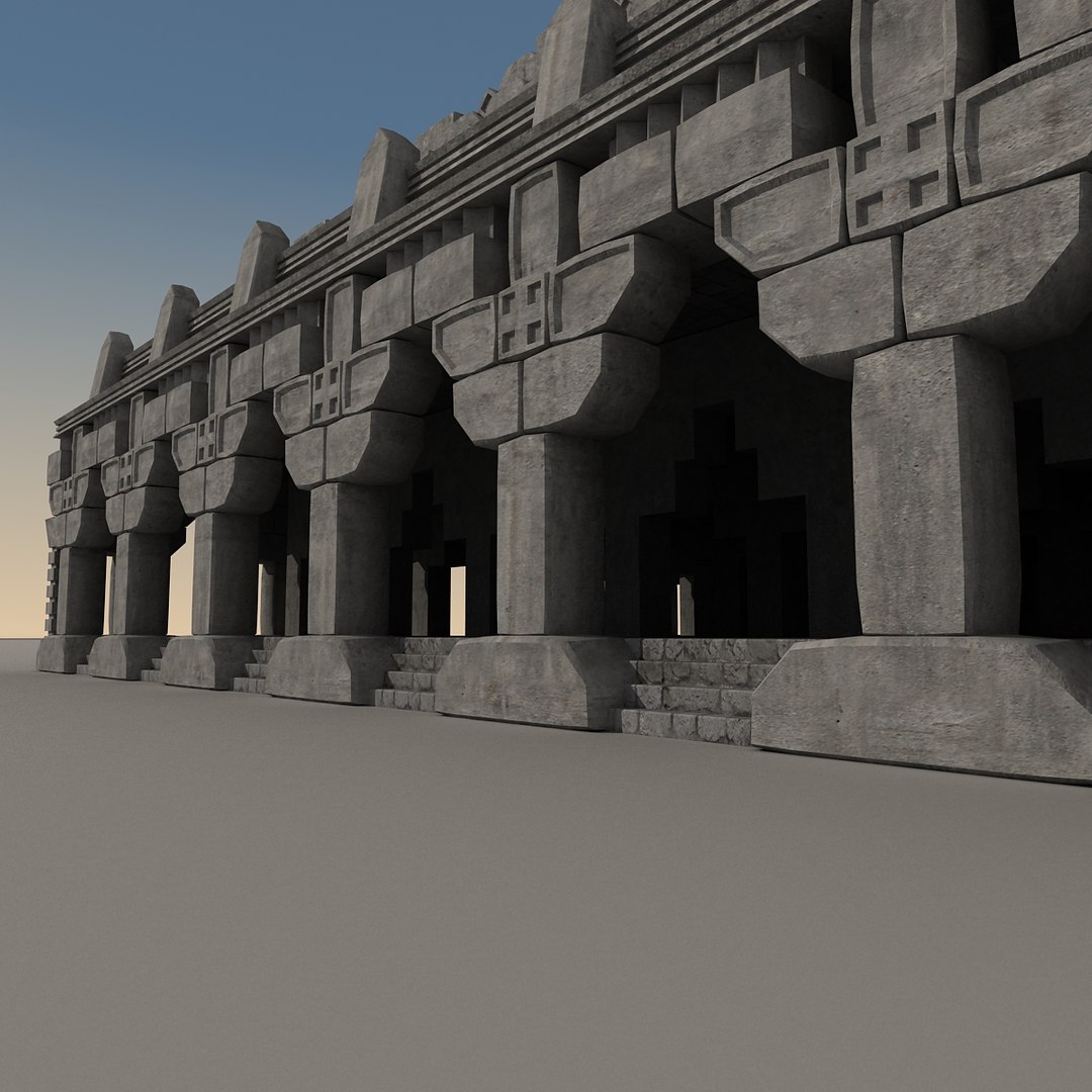 Ancient Fantasy Building 3d Model