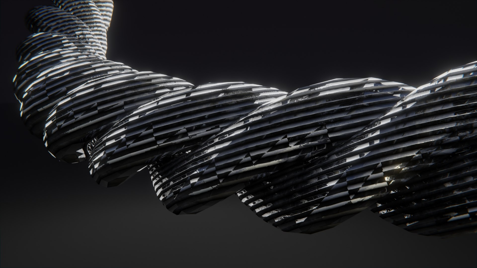 Spiral Chain Necklaces - 4 Pack 3D Model - TurboSquid 1834155