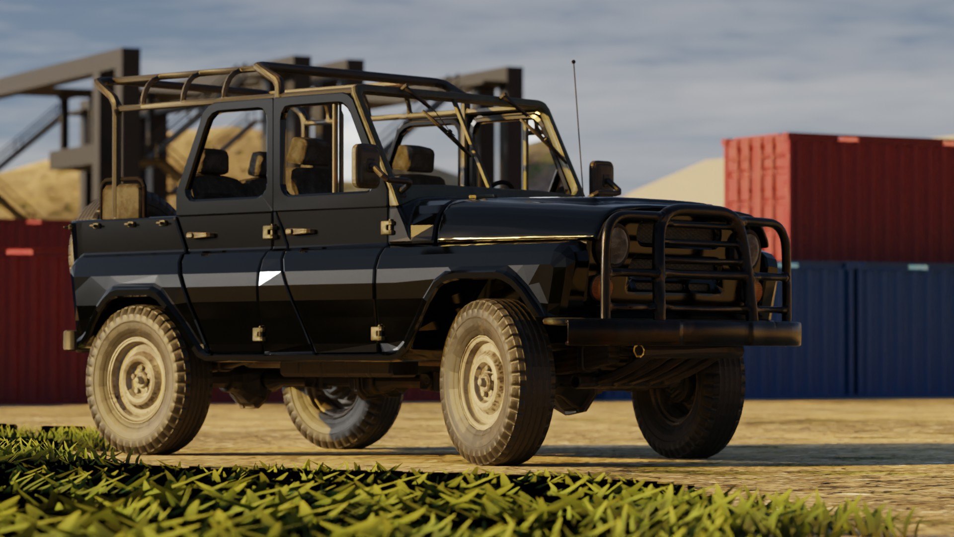 3D Model UAZ Hunter Vehicle - TurboSquid 1835731