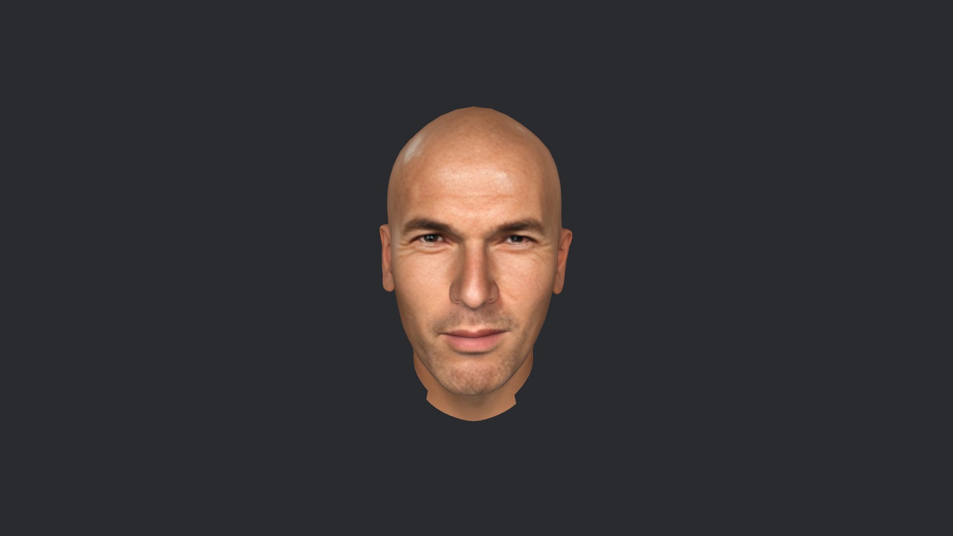 3D Zinedine Zidane Hyper Realistic Full Body Fully Rigged 3D Character ...