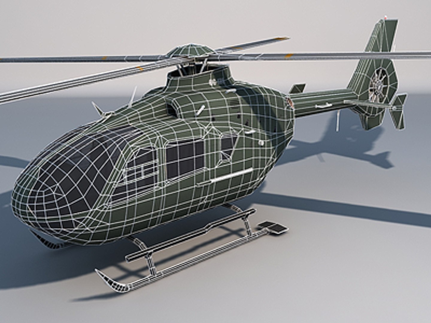 Ec 135 Helicopter Games 3d Model