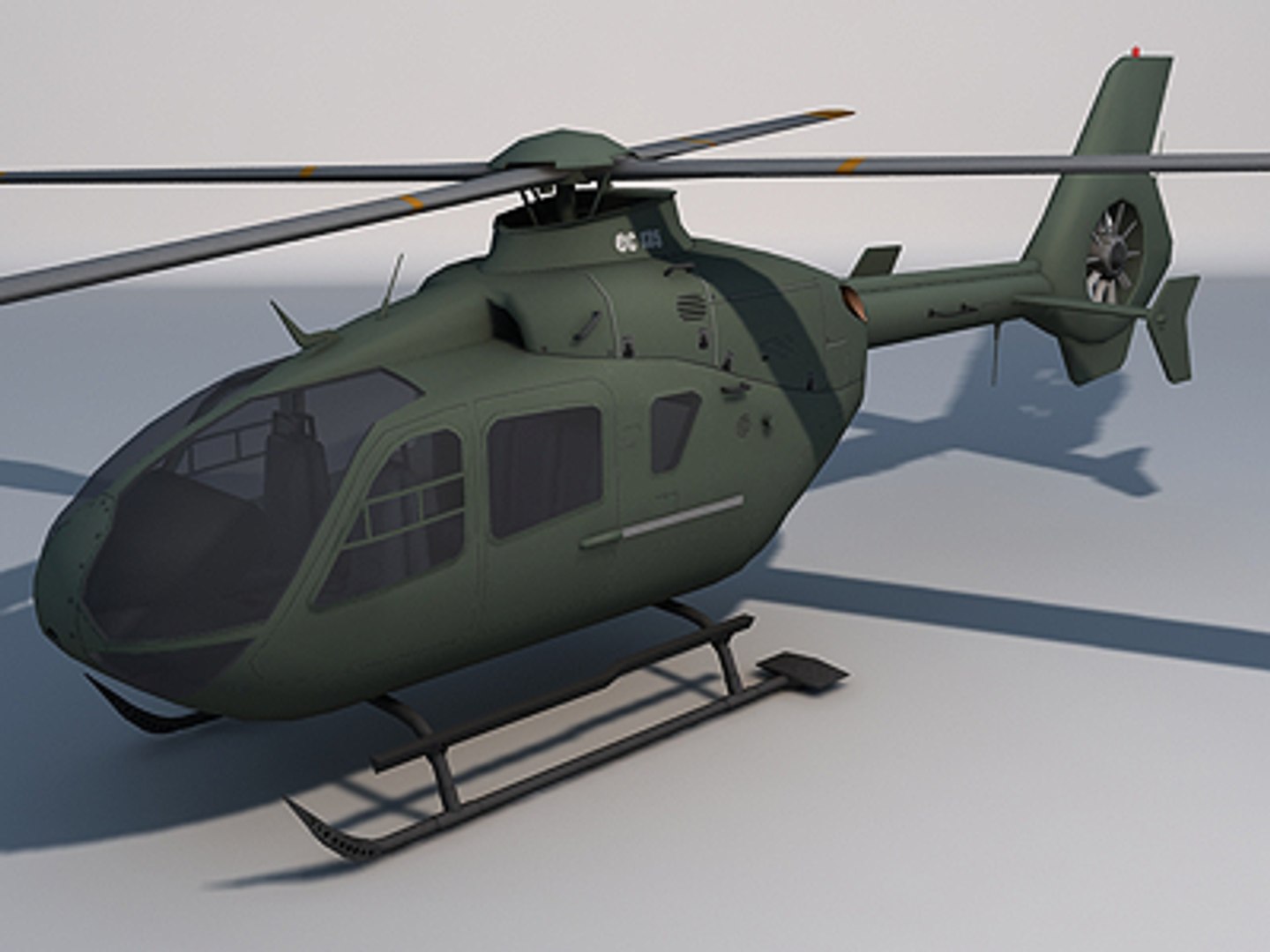 Ec 135 Helicopter Games 3d Model