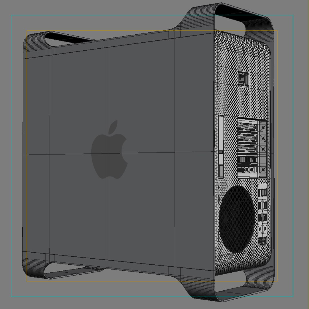 apple mac pro led c4d