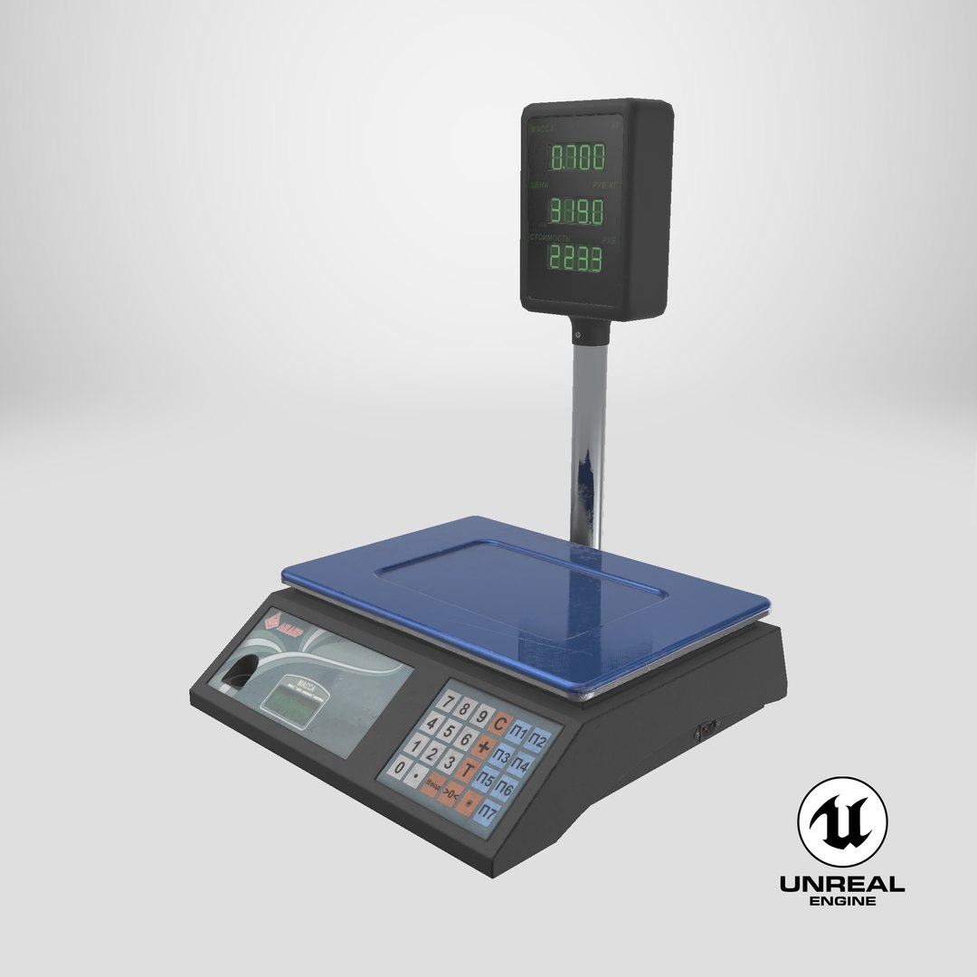 3D DigitalScales 01 D Model - TurboSquid 2258400