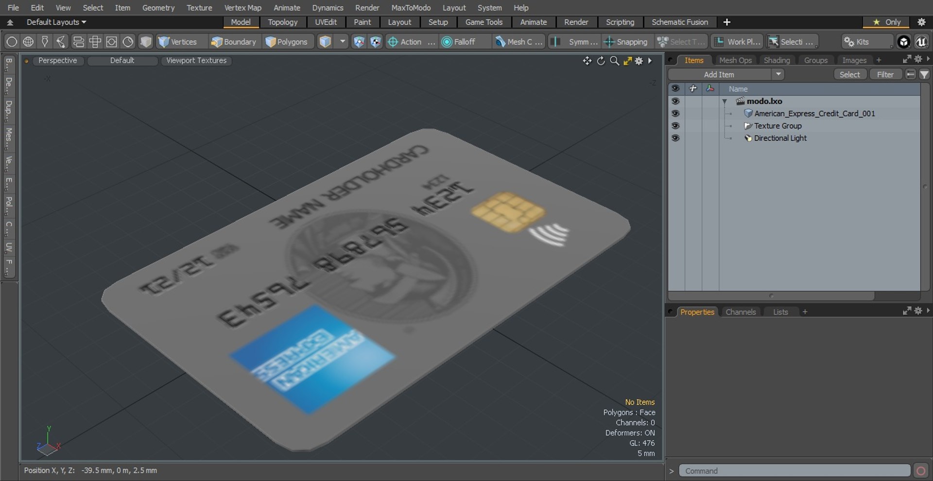 3D American Express Credit Card Model - TurboSquid 2045448