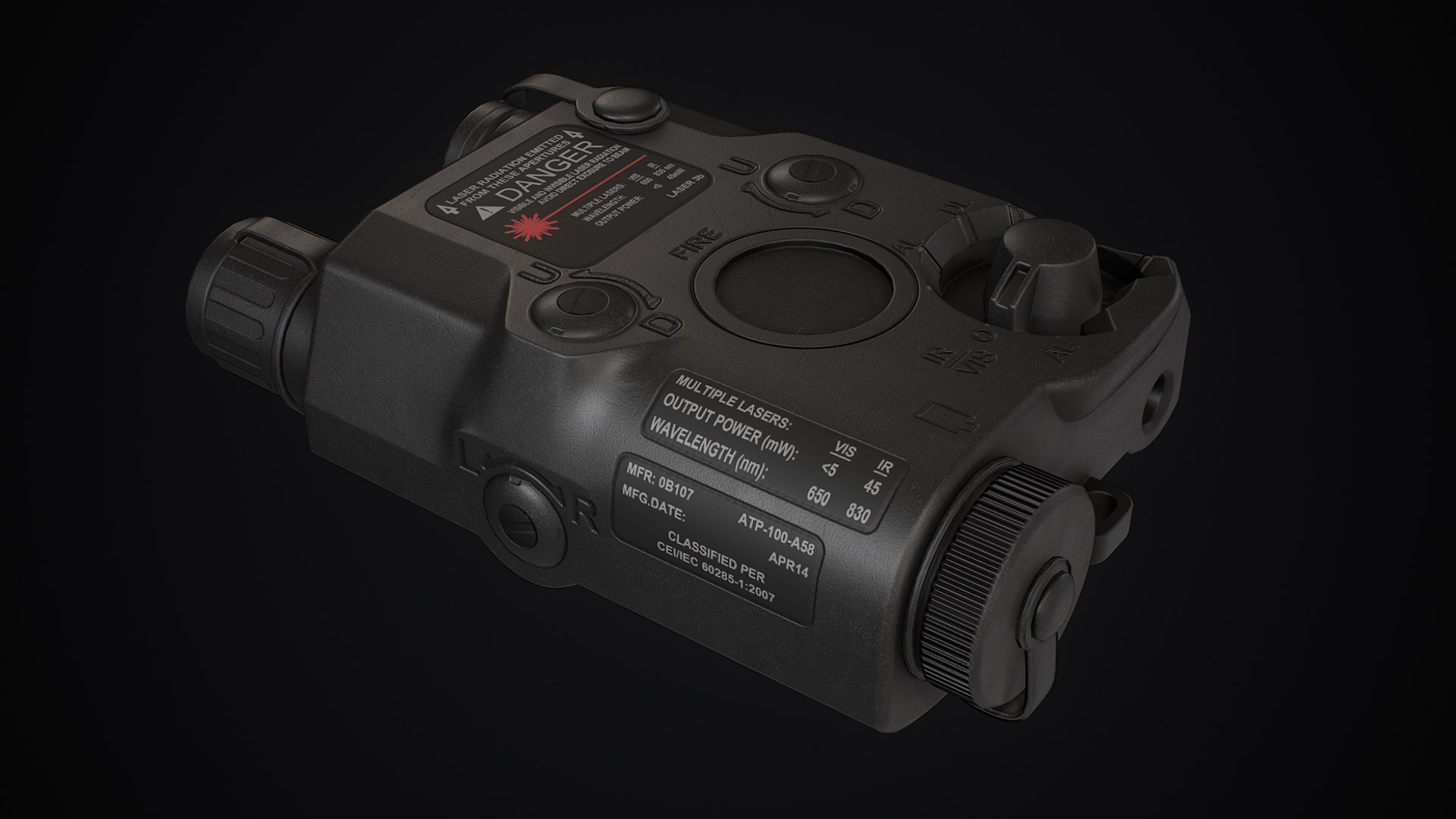 Tactical Block Eotech Peq-15 Model - TurboSquid 1896584