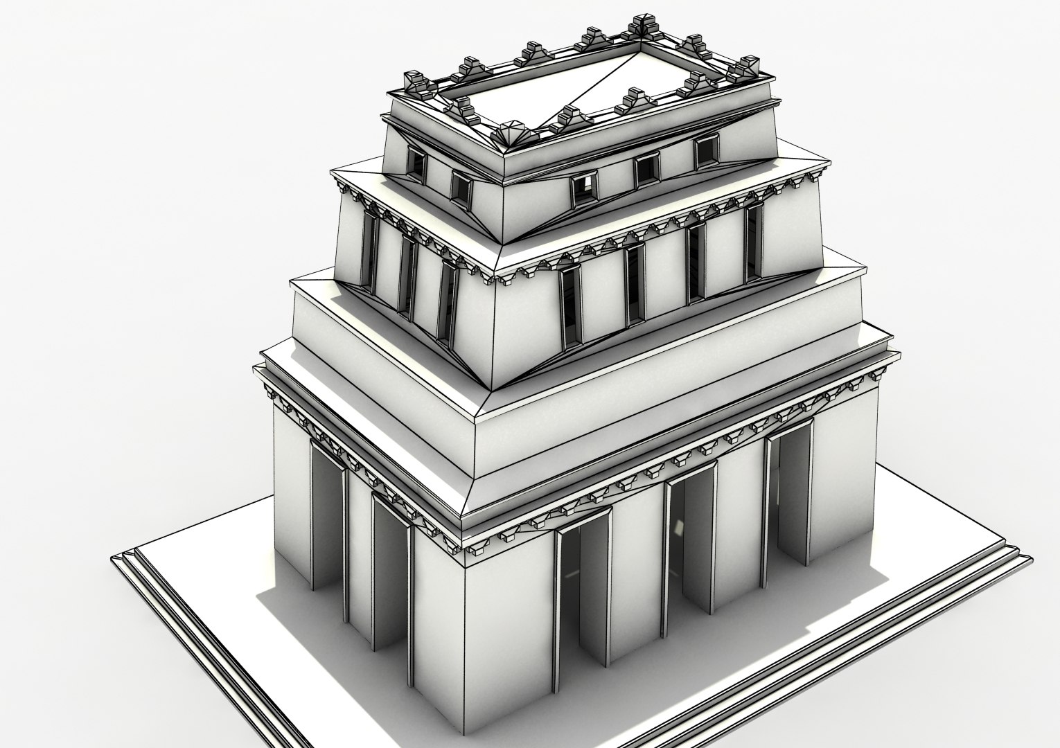 3d Temple Ancient