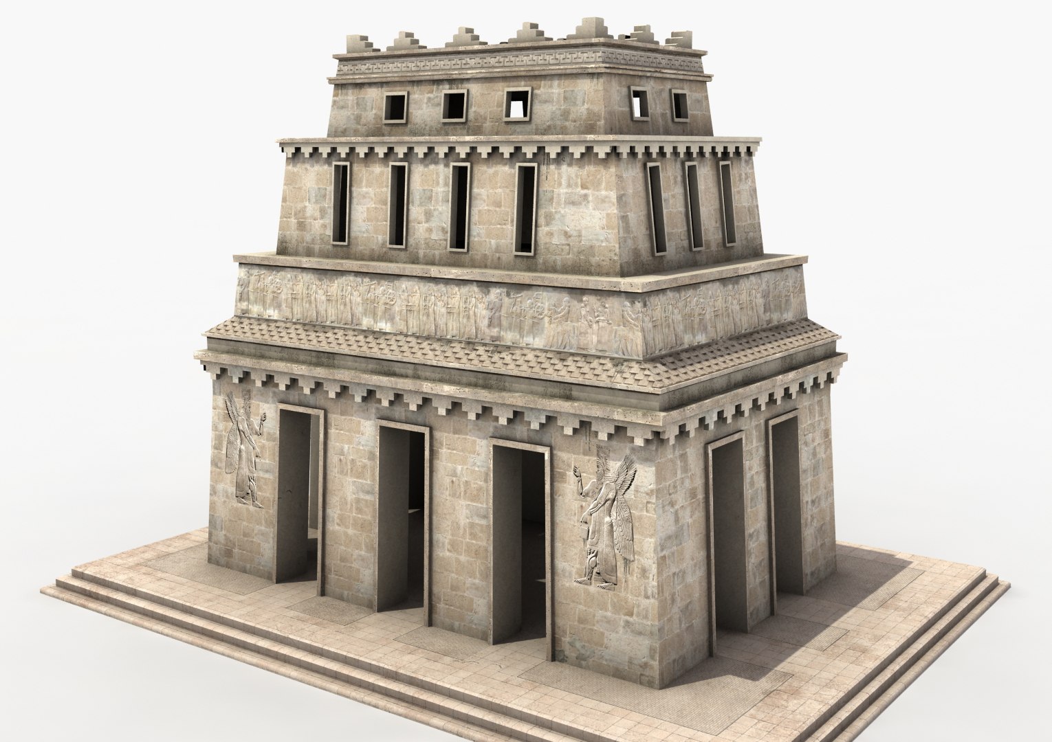 3d Temple Ancient
