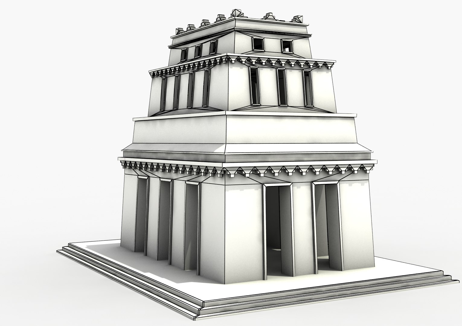 3d Temple Ancient