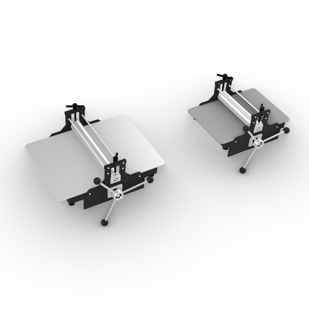 3D Printmaking Etching Press - TurboSquid 2040580