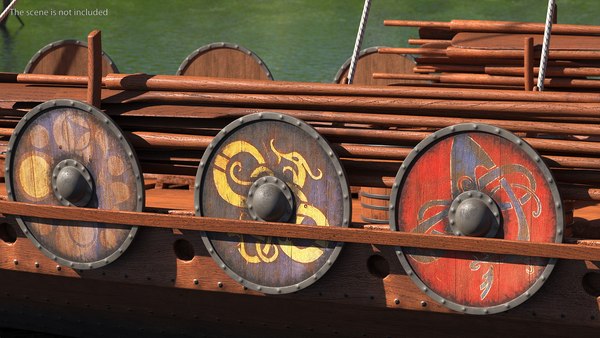 3D Viking Shields Set model - TurboSquid 1796833