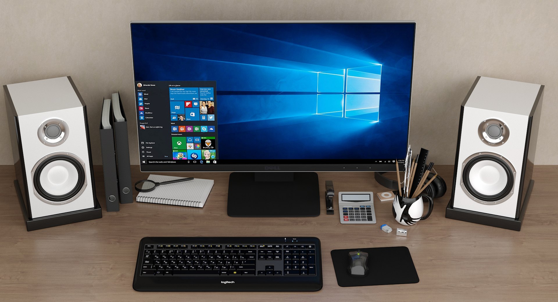 Computer Set 3D - TurboSquid 1275789