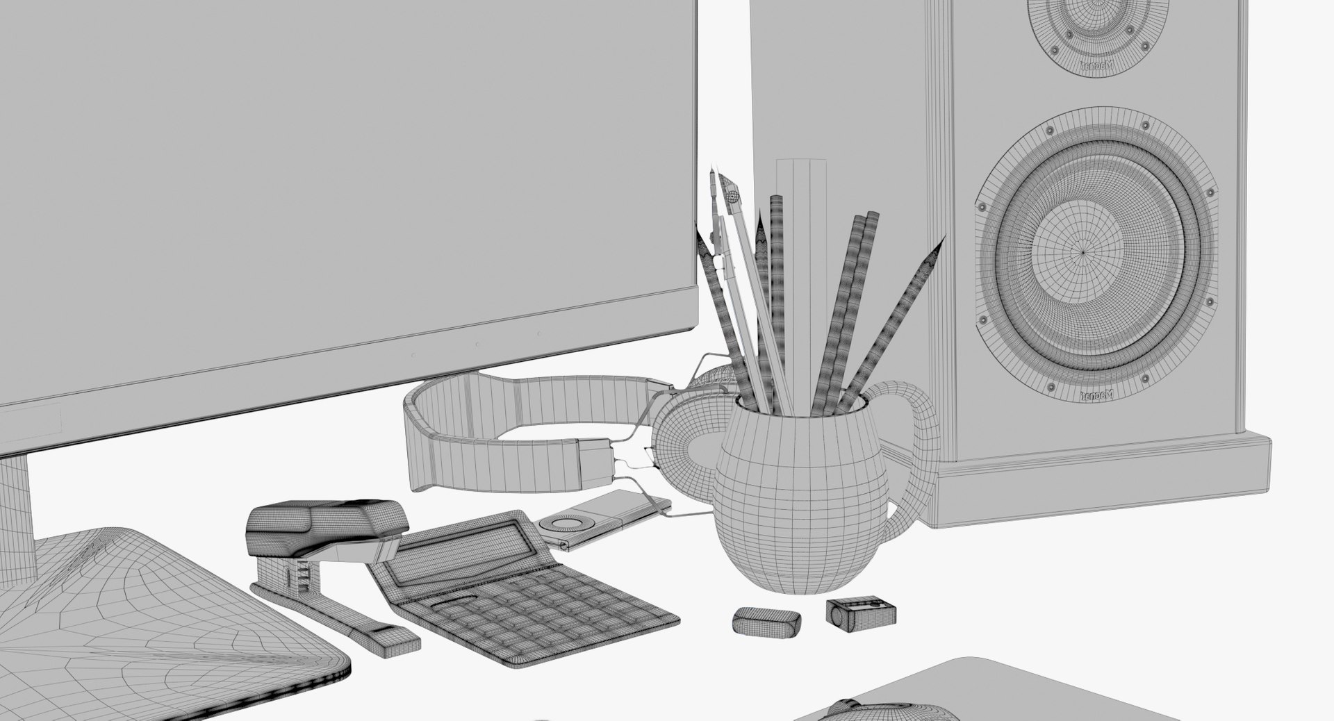 Computer Set 3D - TurboSquid 1275789