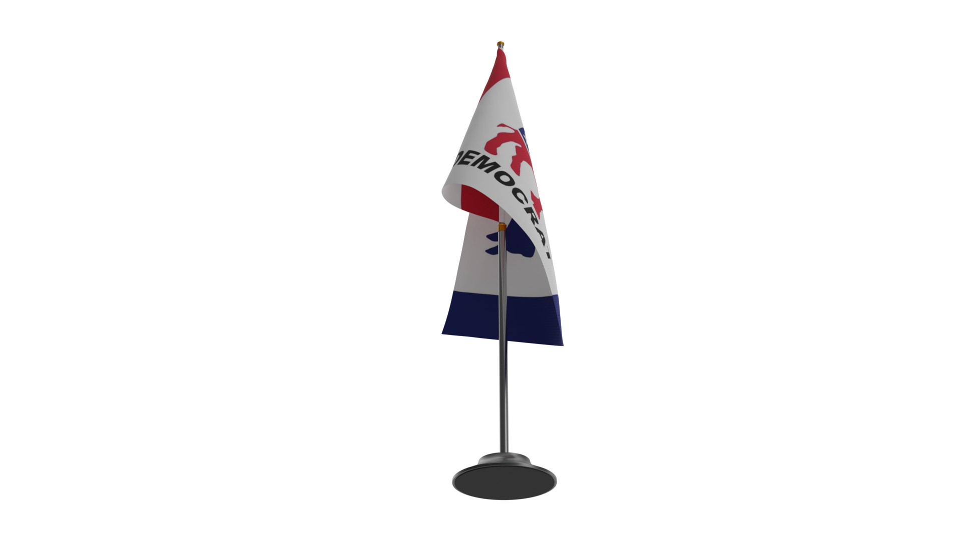 Table Flag USA Democratic Party Model - TurboSquid 2210975