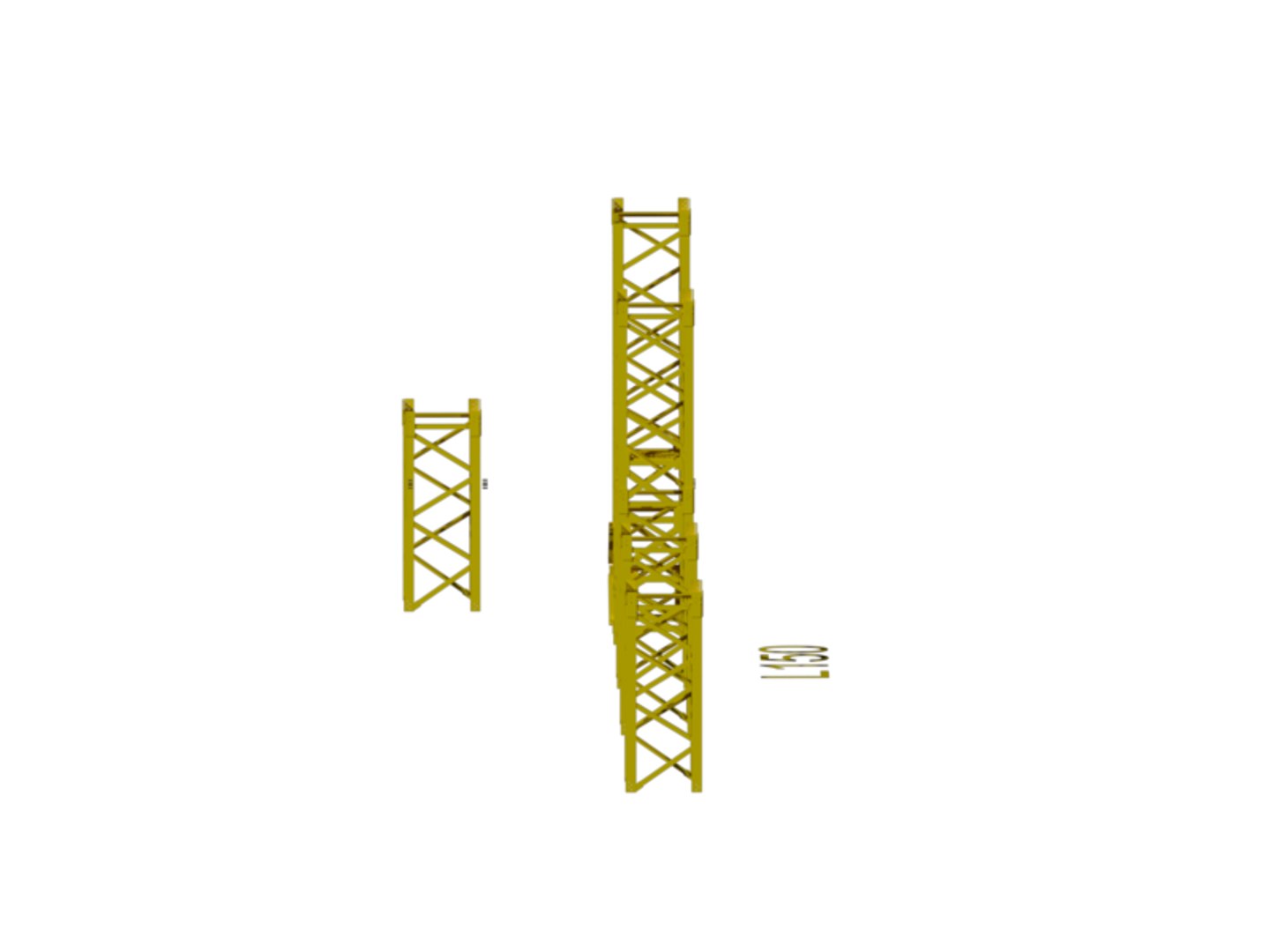 Potain 428 Tower Crane 3D Model - TurboSquid 1342576