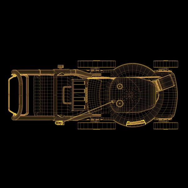 3d model lawn mower