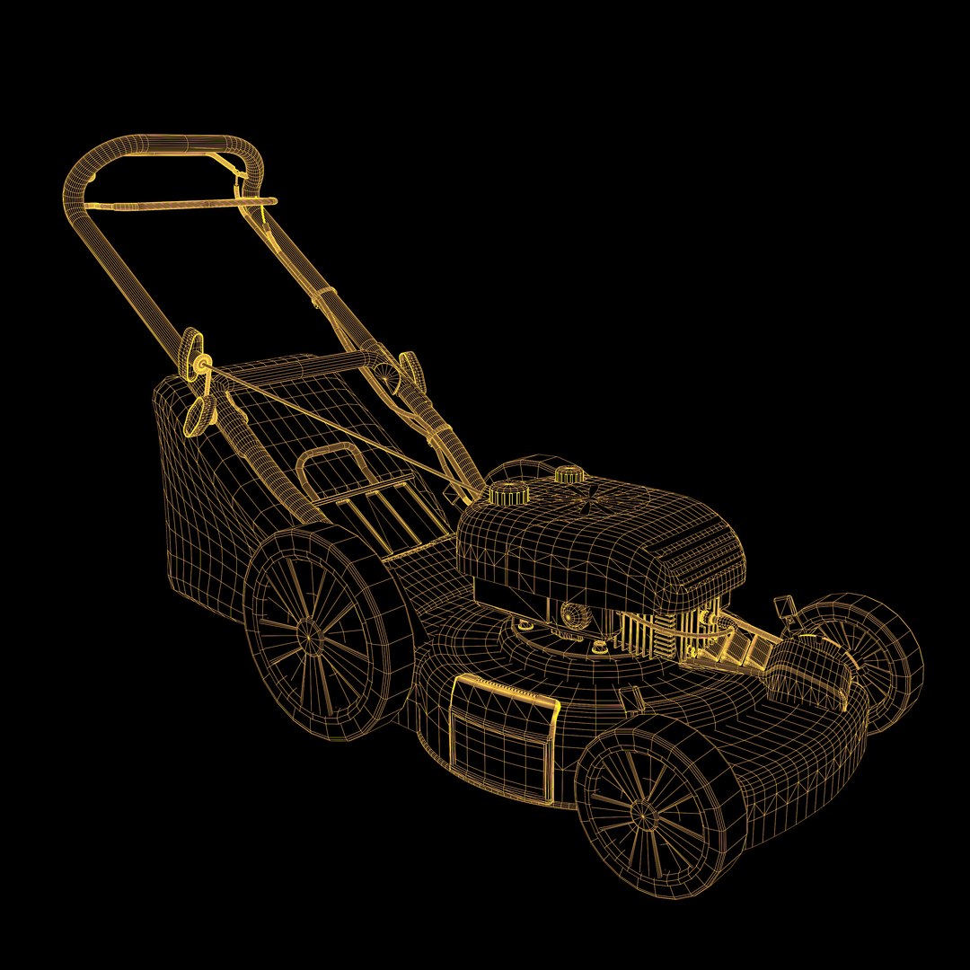 3d Model Lawn Mower