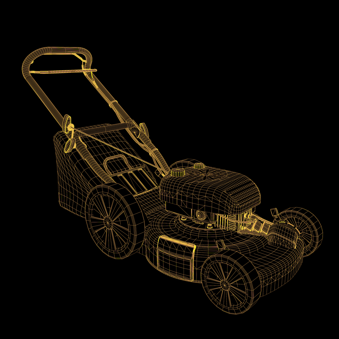 3d model lawn mower