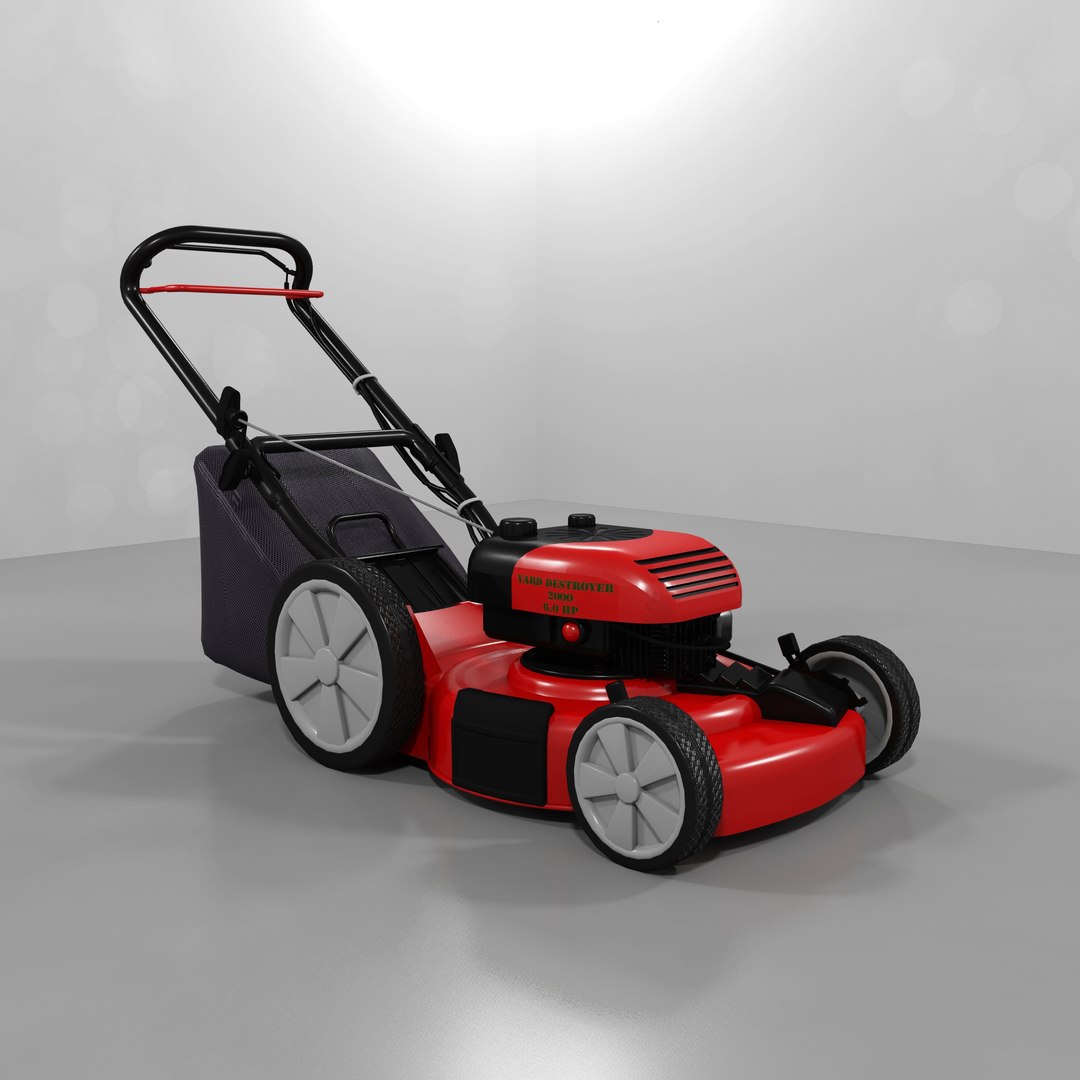 3d Model Lawn Mower