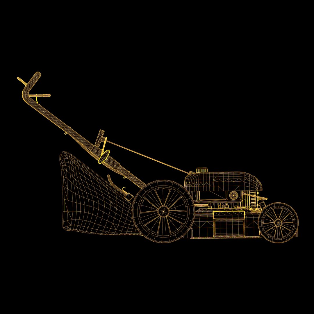 3d Model Lawn Mower