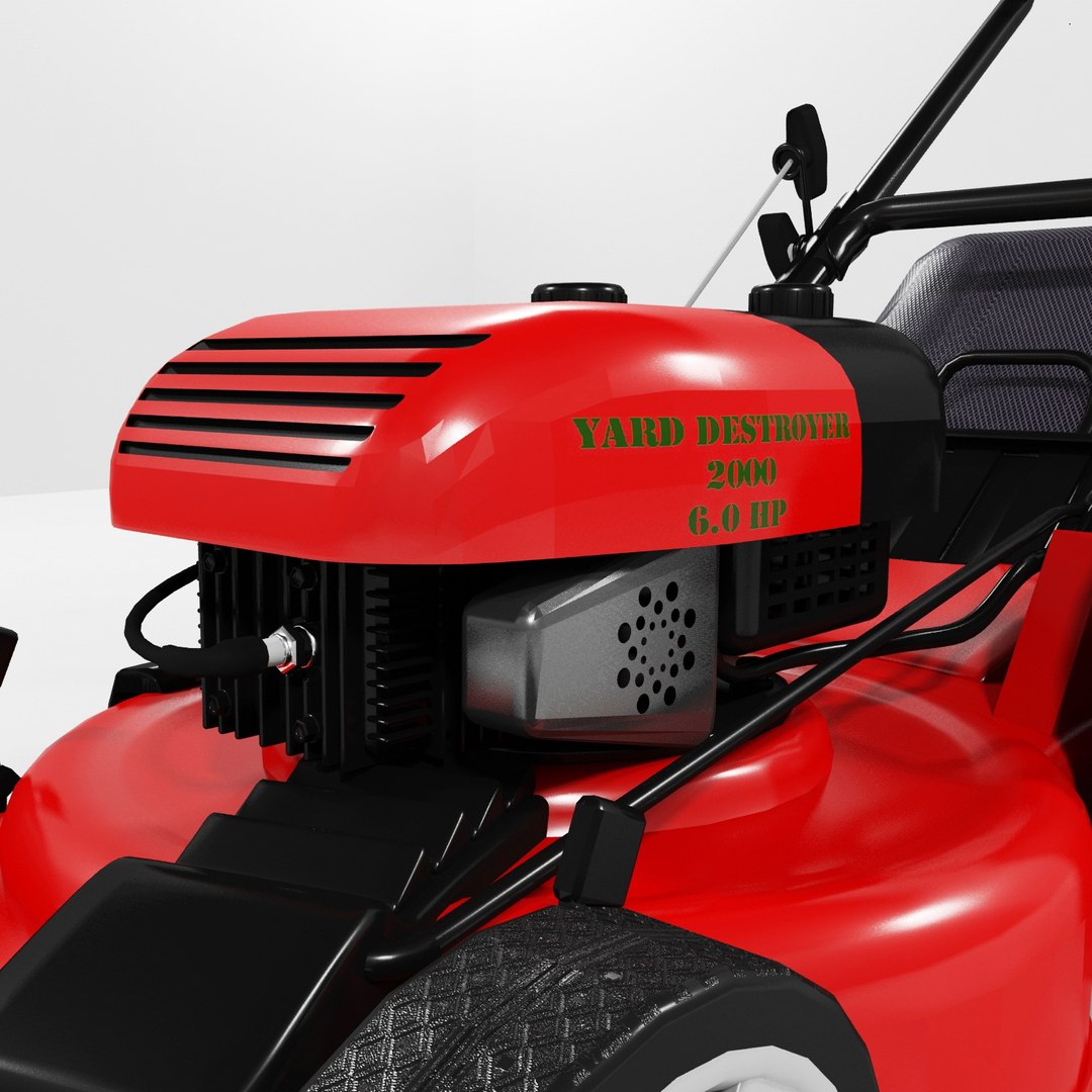 3d Model Lawn Mower