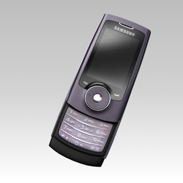 mobile sumsung u600 3d model
