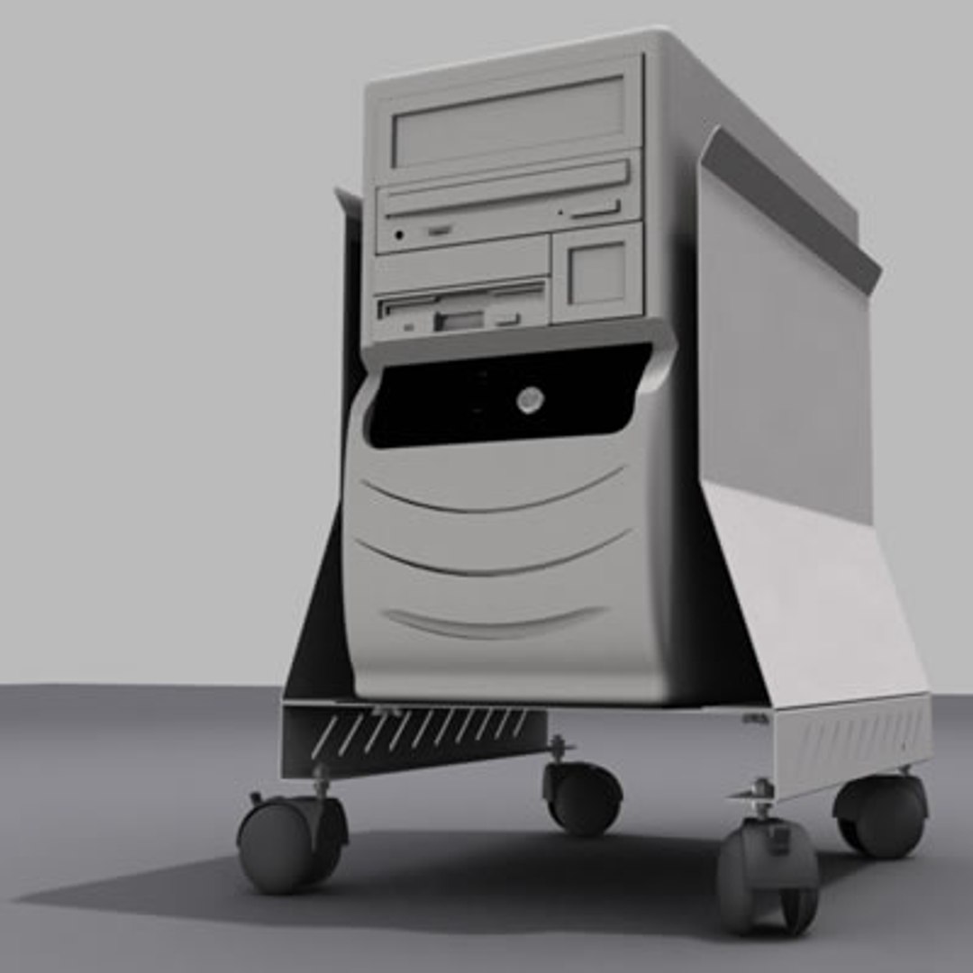 3d Computer Case Holder Model