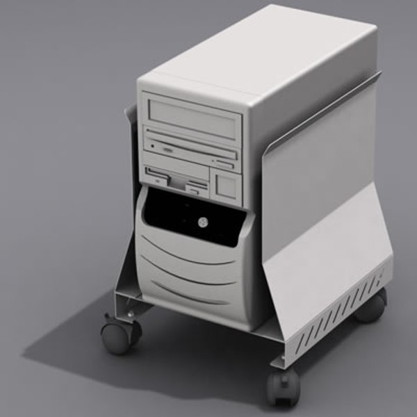 3d computer case holder model