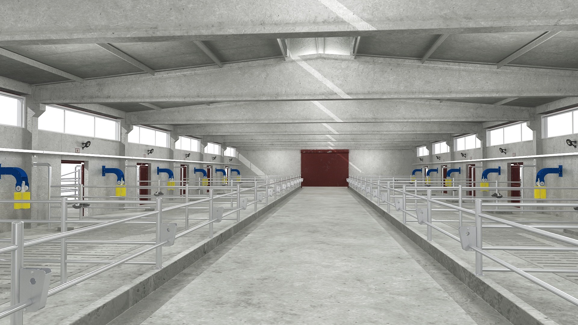Cow And Sheep Farm Building Collection 3D Model - TurboSquid 2401404