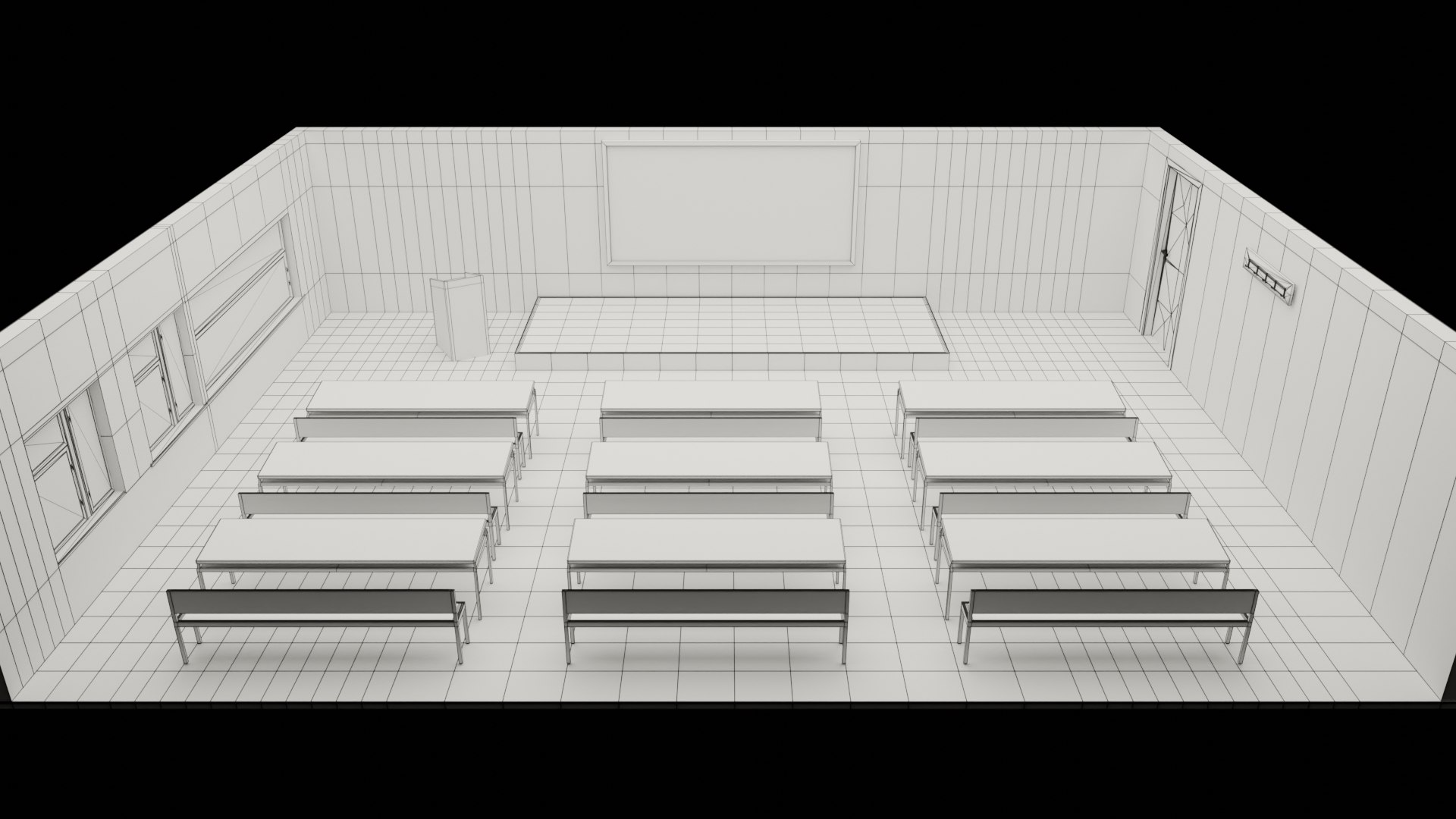 3D model Classroom - TurboSquid 1891949
