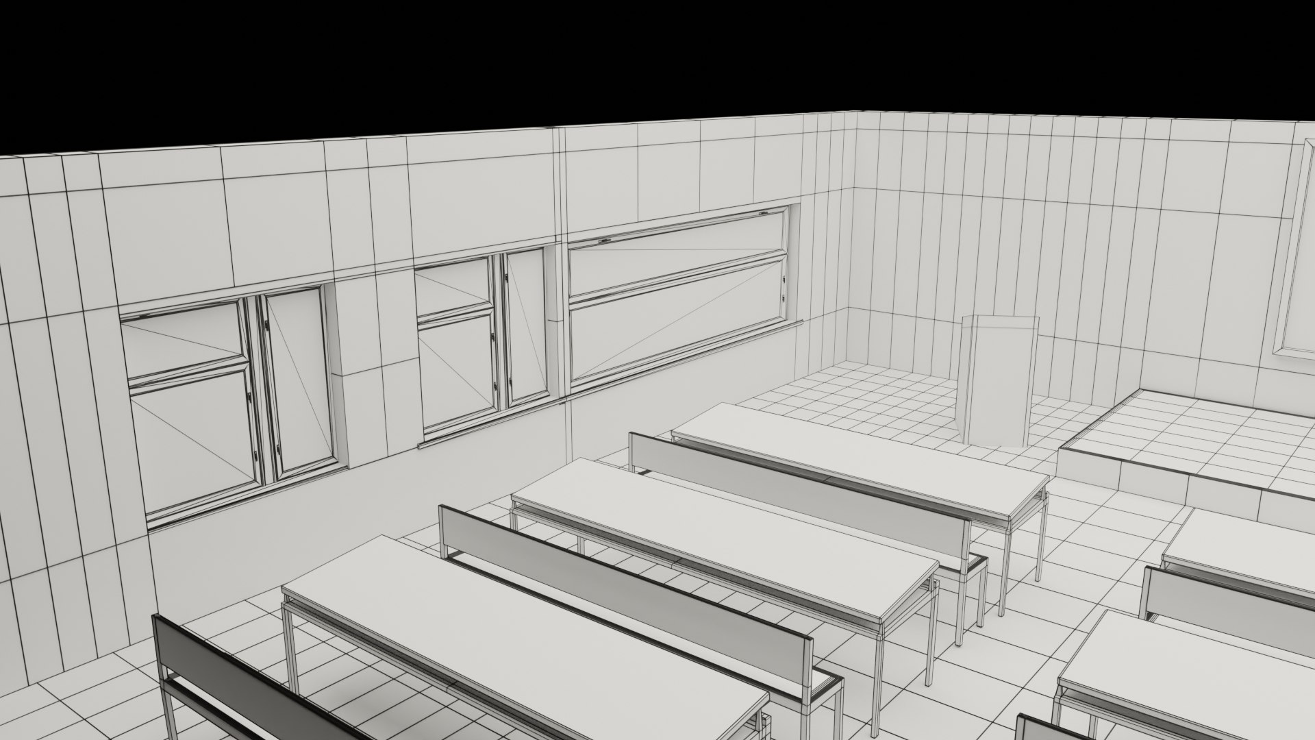 3D model Classroom - TurboSquid 1891949