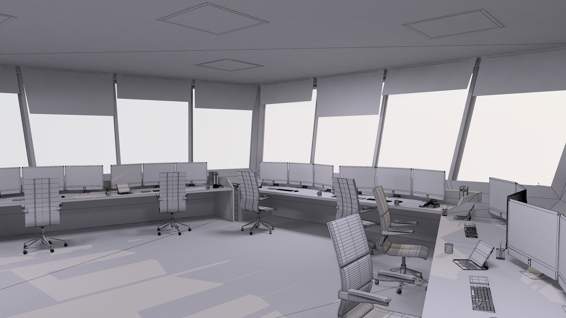 Military Airport 3D Model - TurboSquid 2117035