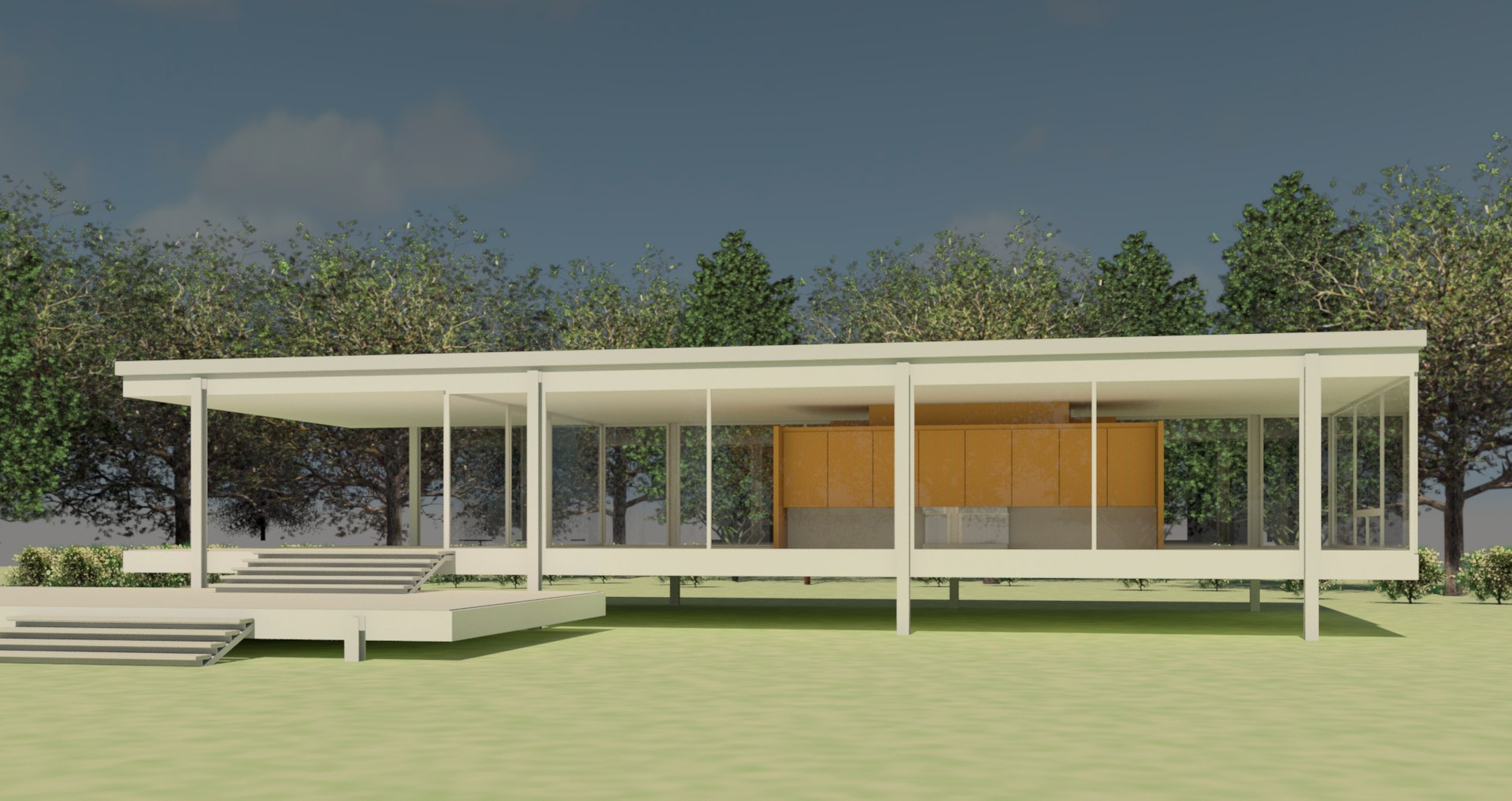 3D farnsworth model - TurboSquid 1310194