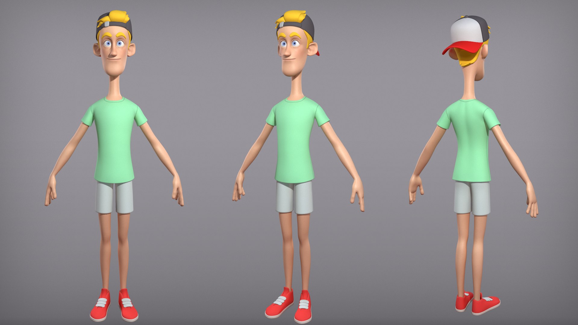 3D Character Body Model - TurboSquid 1594596