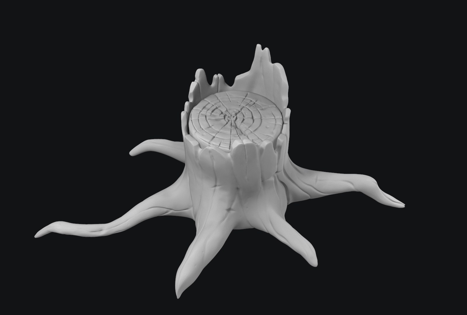 Stylized Stump 3D Model - TurboSquid 1582294