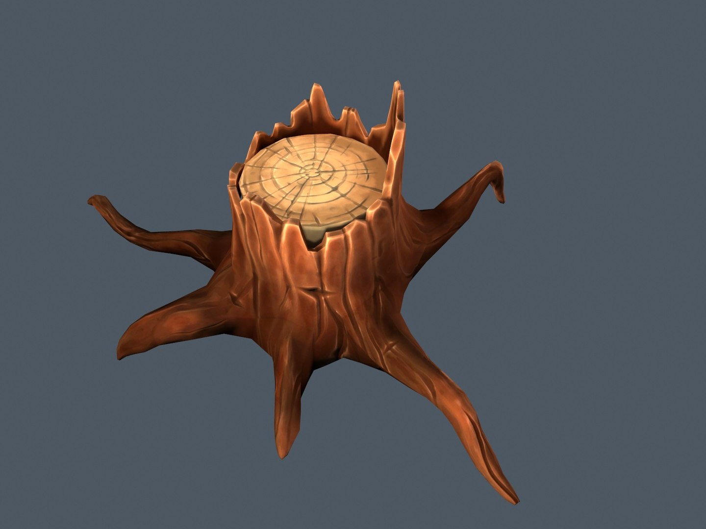Stylized Stump 3D Model - TurboSquid 1582294