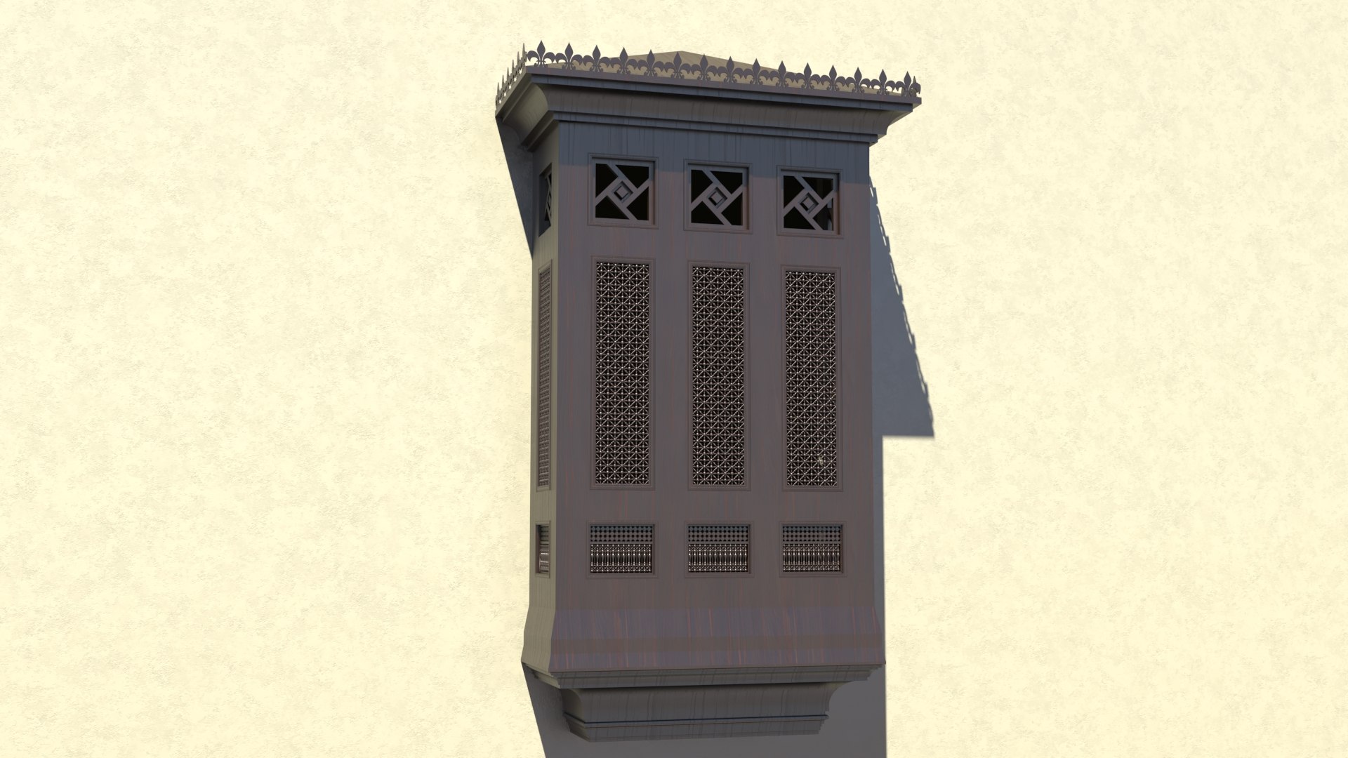 3D Islamic Window Mashrabiya - TurboSquid 1955487